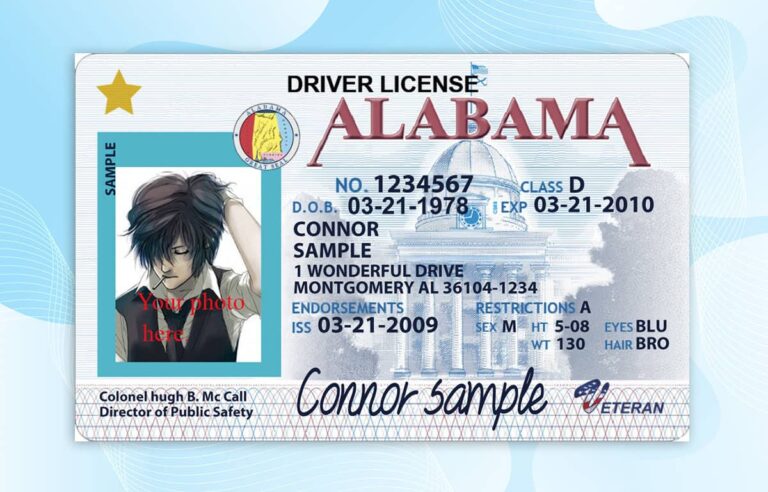 Driver License Template - Editable PSD Templates