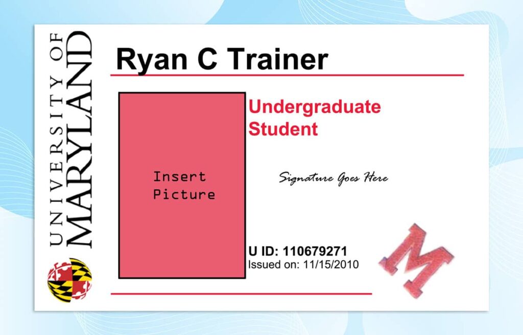 Uni ID Template - Editable PSD Templates