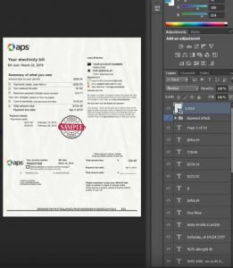 Arizona Utility Bill Template - USA Proof of address