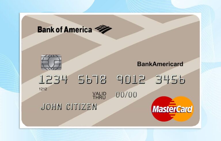 Bank of America Master Card Template – PSD File