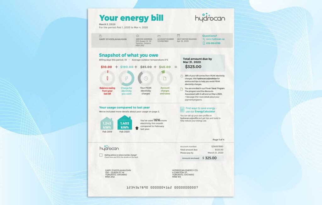 USA Utility Bill Template (Verizon) -Proof of address