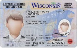 Wisconsin Drivers License Template – PSD Photoshop File