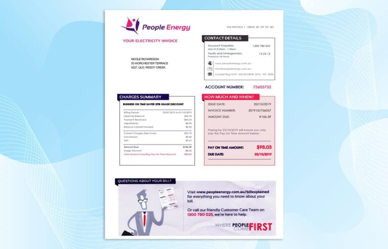 Delaware Utility Bill Template - USA Proof of address