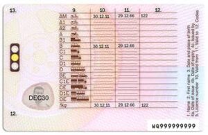 UK Drivers License Template (New Edition) – Photoshop File